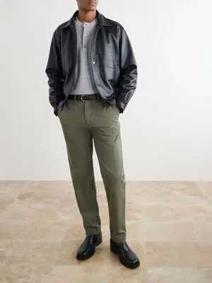 Hartford Taylor Straight-leg Cotton Gabardine Trousers