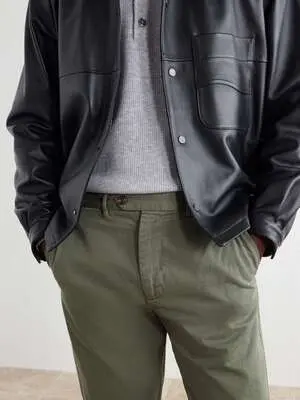Hartford Taylor Straight-leg Cotton Gabardine Trousers