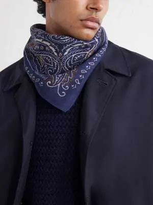 Hartford Printed Wool Scarf