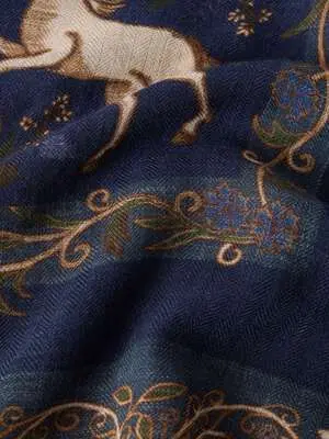 Hartford Printed Wool Scarf