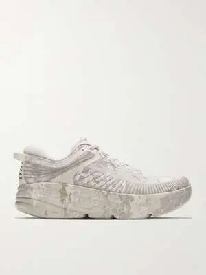 HOKA® Beams Bondi 7 Tpu-trimmed Mesh Sneakers - White