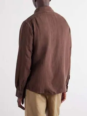 Polo Ralph Lauren Logo-embroidered Linen Shirt