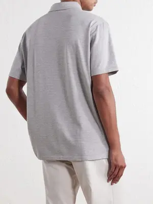 Peter Millar Excursionist Cotton-blend Herringbone Polo Shirt