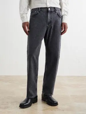 Nn07 Otis 1866 Straight-leg Organic Denim Jeans - Gray