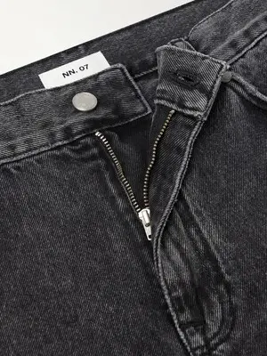 Nn07 Otis 1866 Straight-leg Organic Denim Jeans - Gray