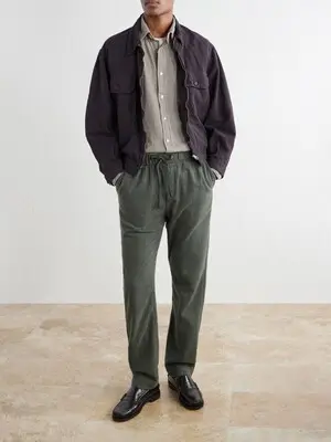 Hartford Paul Striped Cotton-gabardine Shirt