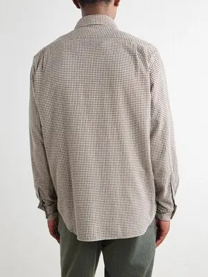 Hartford Paul Striped Cotton-gabardine Shirt