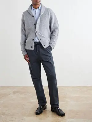 Hartford Joggy Straight-leg Cotton Gabardine Trousers