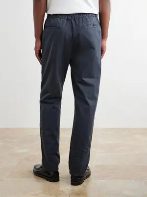 Hartford Joggy Straight-leg Cotton Gabardine Trousers