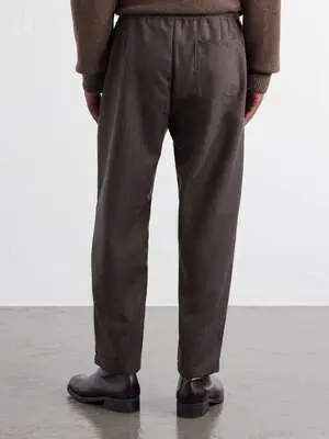 A KIND OF GUISE Banasa Straight-leg Virgin Wool Drawstring Trousers