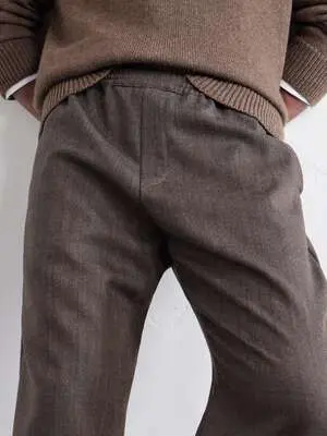 A KIND OF GUISE Banasa Straight-leg Virgin Wool Drawstring Trousers