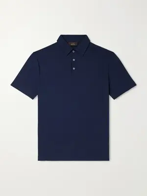 SLOWEAR Zanone Icecotton Polo Shirt - Blue