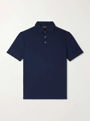 SLOWEAR Zanone Icecotton Polo Shirt - Navy