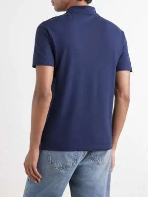 SLOWEAR Zanone Icecotton Polo Shirt - Navy