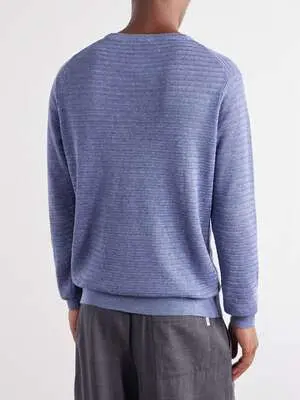 Peter Millar Rhodes Linen And Cotton-blend Sweater