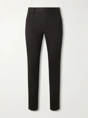 SLOWEAR Straight-leg Cotton-blend Twill Trousers