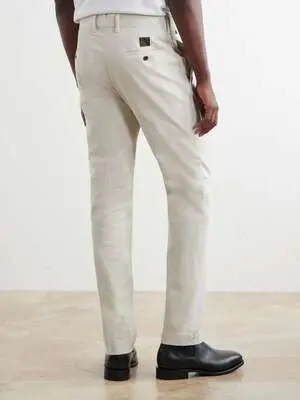 SLOWEAR Straight-leg Cotton-blend Twill Trousers