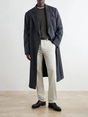 SLOWEAR Sloear Straight-leg Cotton-blend Twill Trousers