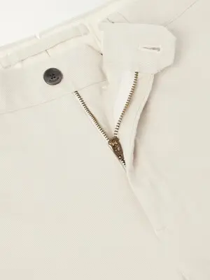 SLOWEAR Sloear Straight-leg Cotton-blend Twill Trousers