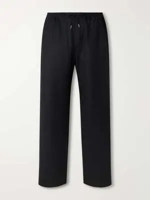 A KIND OF GUISE Samurai Straight-leg Virgin Wool Trousers - Black