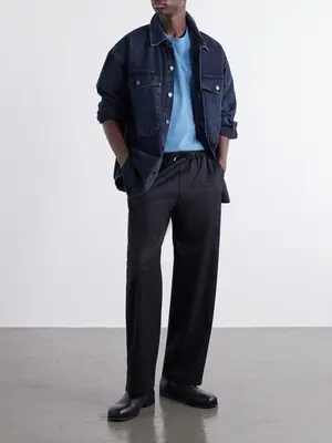 A KIND OF GUISE Samurai Straight-leg Virgin Wool Trousers