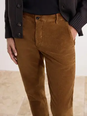 SLOWEAR Straight-leg Corduroy Trousers