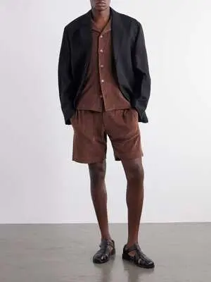 Orlebar Brown Hawkin Solid Cotton Organic Terry Shirt