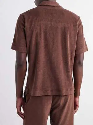 Orlebar Brown Hawkin Solid Cotton Organic Terry Shirt