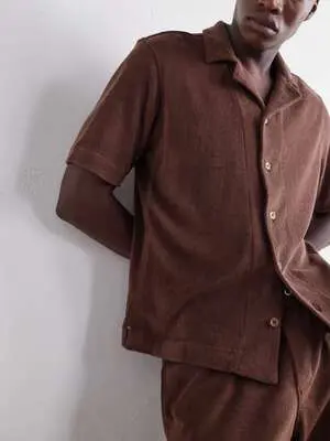 Orlebar Brown Hawkin Solid Cotton Organic Terry Shirt