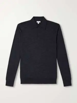 Sunspel Merino Wool Sweater - Gray