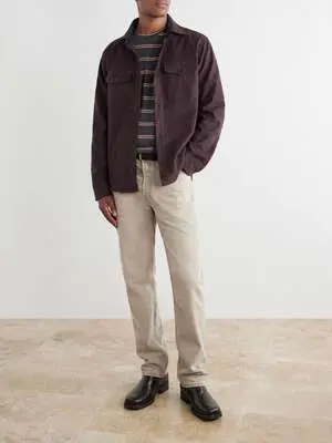Mr P. Cotton-blend Moleskin Shirt