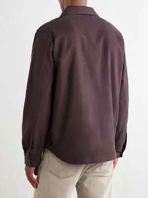 Mr P. Cotton-blend Moleskin Shirt