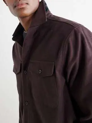 Mr P. Cotton-blend Moleskin Shirt