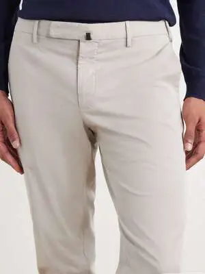 SLOWEAR Straight-leg Cotton-blend Trousers