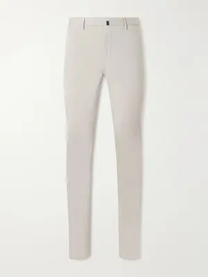 SLOWEAR Straight-leg Cotton-blend Trousers