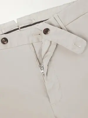 SLOWEAR Straight-leg Cotton-blend Trousers