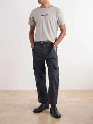ADON Tundra Printed Cotton-jersey T-shirt