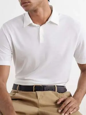 SLOWEAR Incotex Zanone Slim-fit Icecotton Polo Shirt