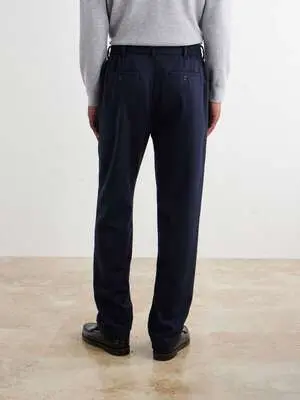 Hartford Straight-leg Wool-blend Trousers