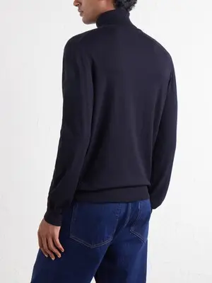 SLOWEAR Flexwool Rollneck Sweater - Blue