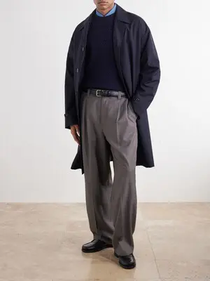 Sunspel Merino Wool Basketweave Sweater