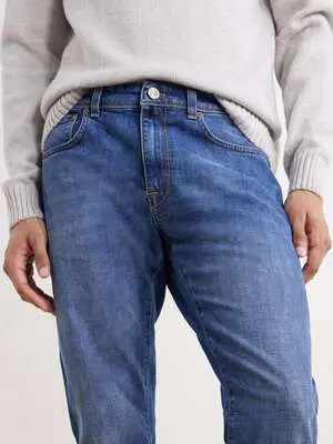 SLOWEAR Straight-leg Stretch Jeans
