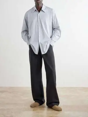 Our Legacy Above Striped Cotton-poplin Shirt