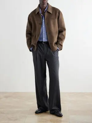 SLOWEAR Glanshirt Striped Cotton-poplin Shirt
