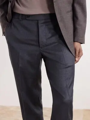 SLOWEAR Incotex Straight-leg Wool-blend Trousers