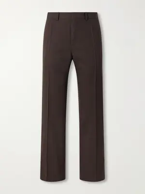 A KIND OF GUISE Wide-leg Virgin Wool Trousers - Brown