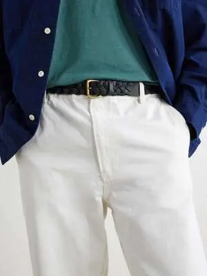Visvim 3cm Braided Leather Belt