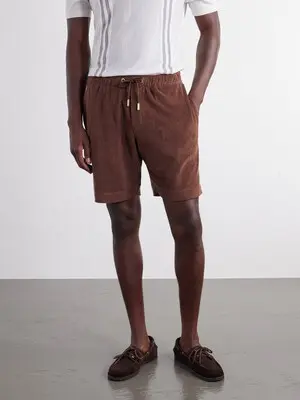 Orlebar Brown Marling Solid Cotton Organic Terry Shorts