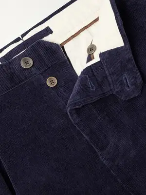 SLOWEAR Incotex Straight-leg Stretch Cotton-corduroy Trousers