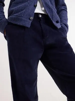 SLOWEAR Incotex Straight-leg Stretch Cotton-corduroy Trousers
